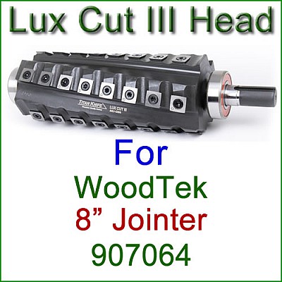 Lux Cut III Head for WOODTEK 8'' Jointer, Model 907064